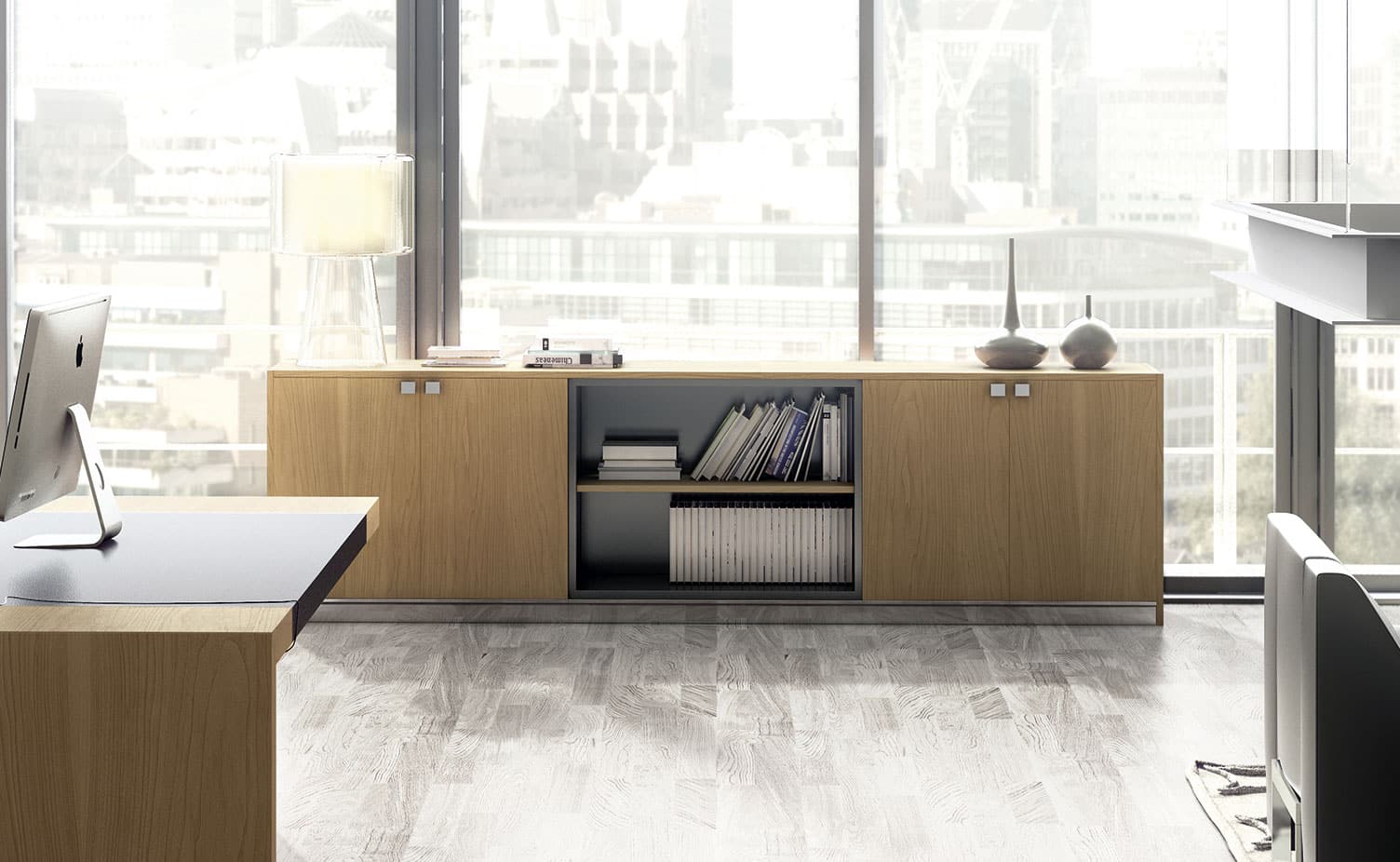 BOS1964 office bookcases collections. The executive furniture company.